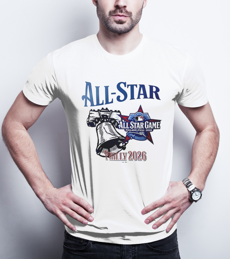 Philadelphia Phillies All Star Game Philly 2026 Liberty Bell T-Shirt