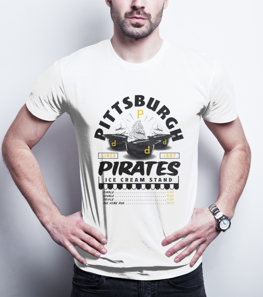 Pittsburgh Pirates Ice Cream Stand Since 1887 P T-Shirt