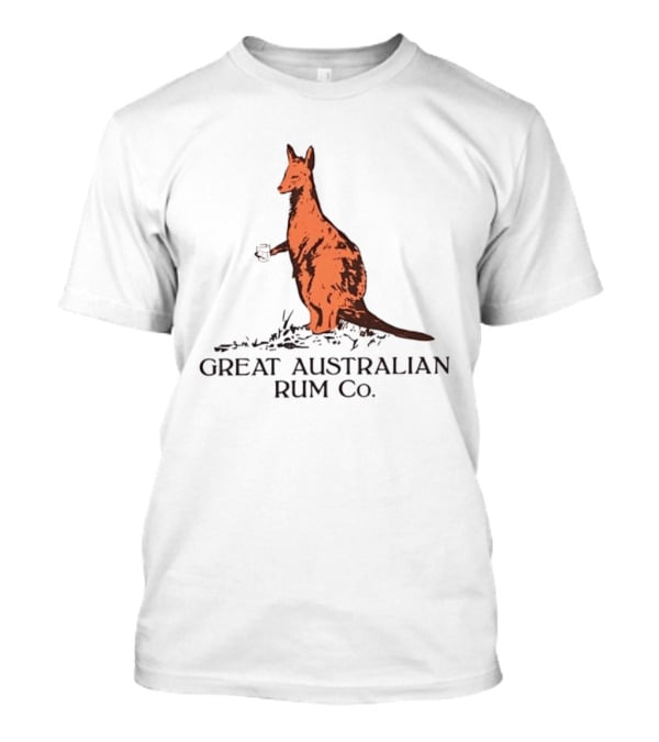 Kangaroo Great Australian Rum Co Authentic T-Shirt