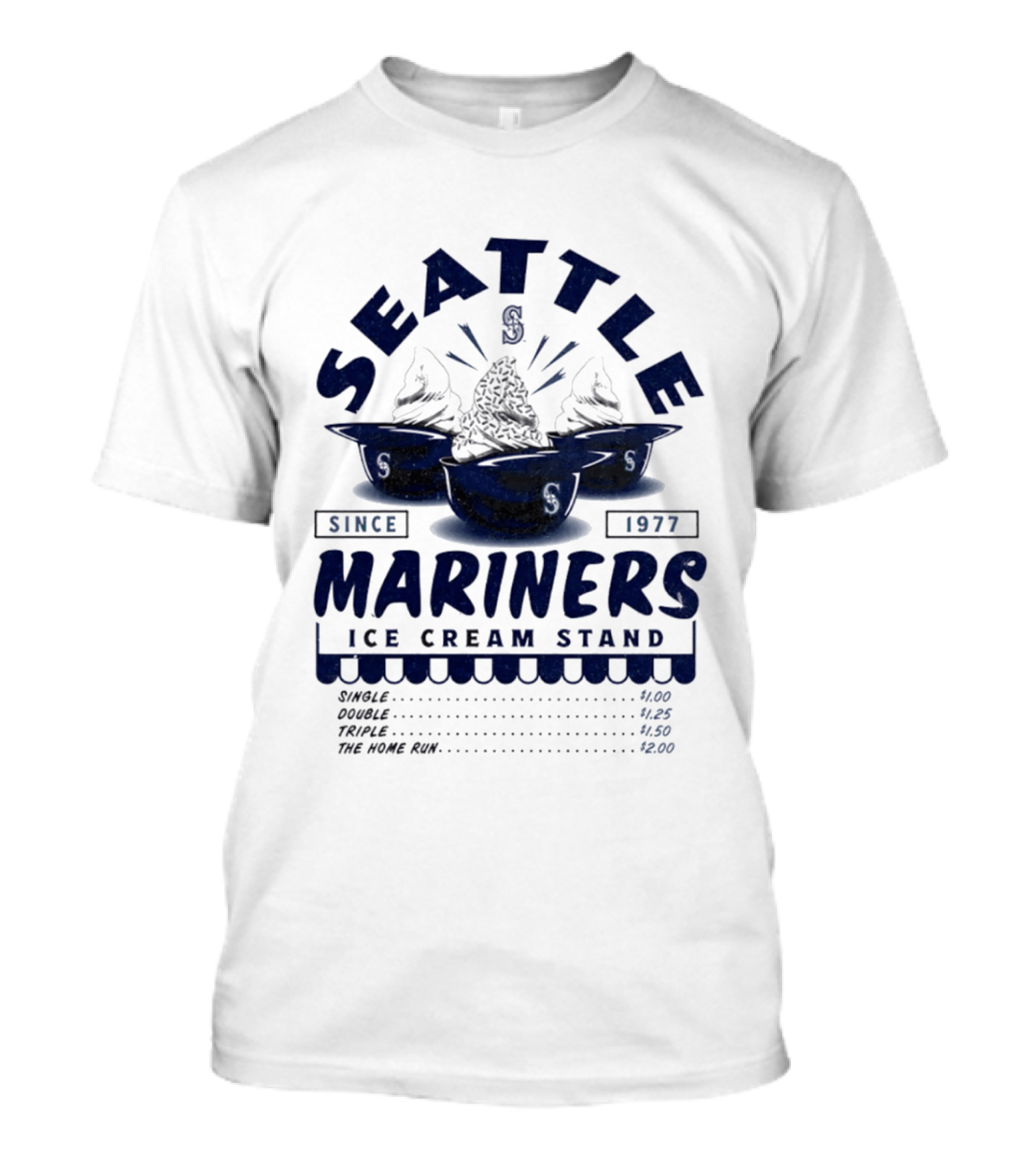 Seattle Mariners Since 1977 Ice Cream Stand Mariners T-Shirt