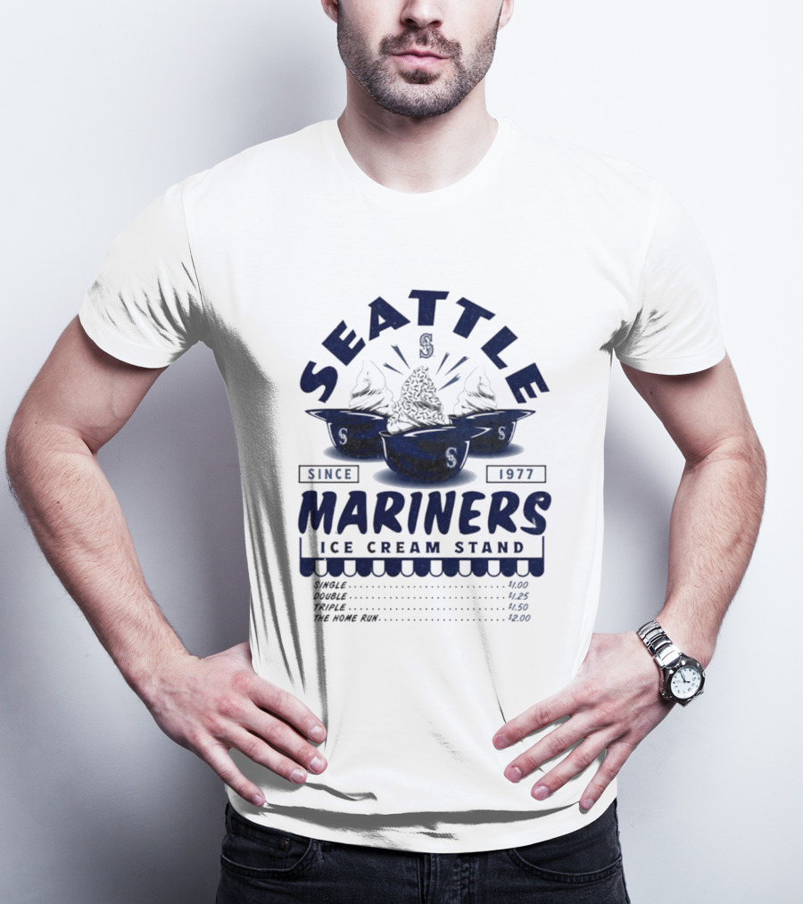 Seattle Mariners Since 1977 Ice Cream Stand Mariners T-Shirt