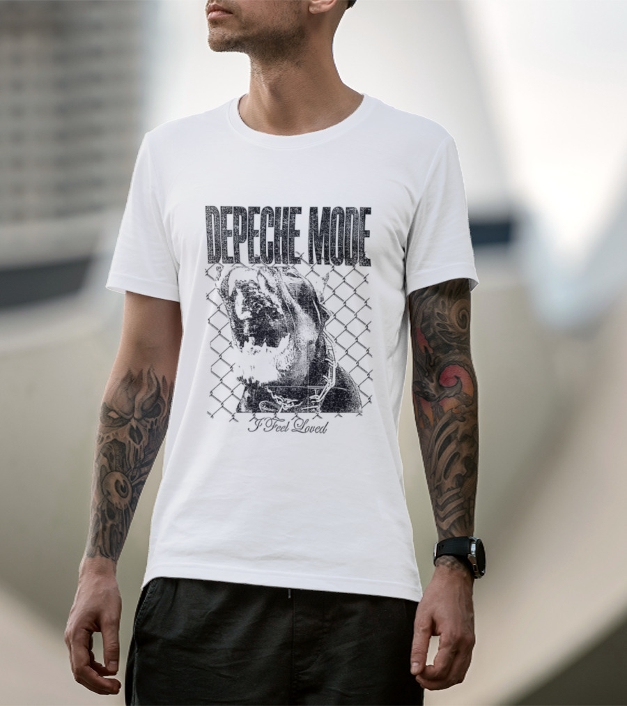 Depeche Mode I Feel Loved Grid T-Shirt