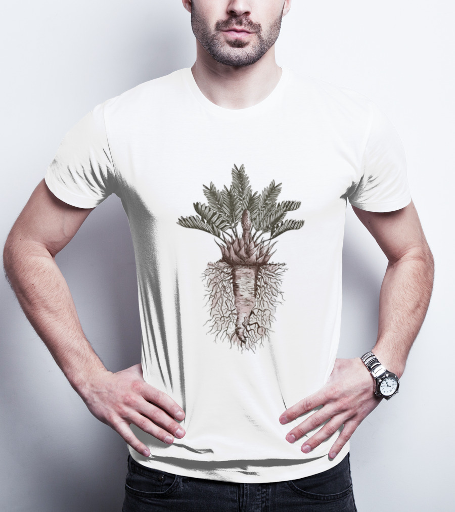 Fern Botanical Detailed Illustration Foliage T-Shirt