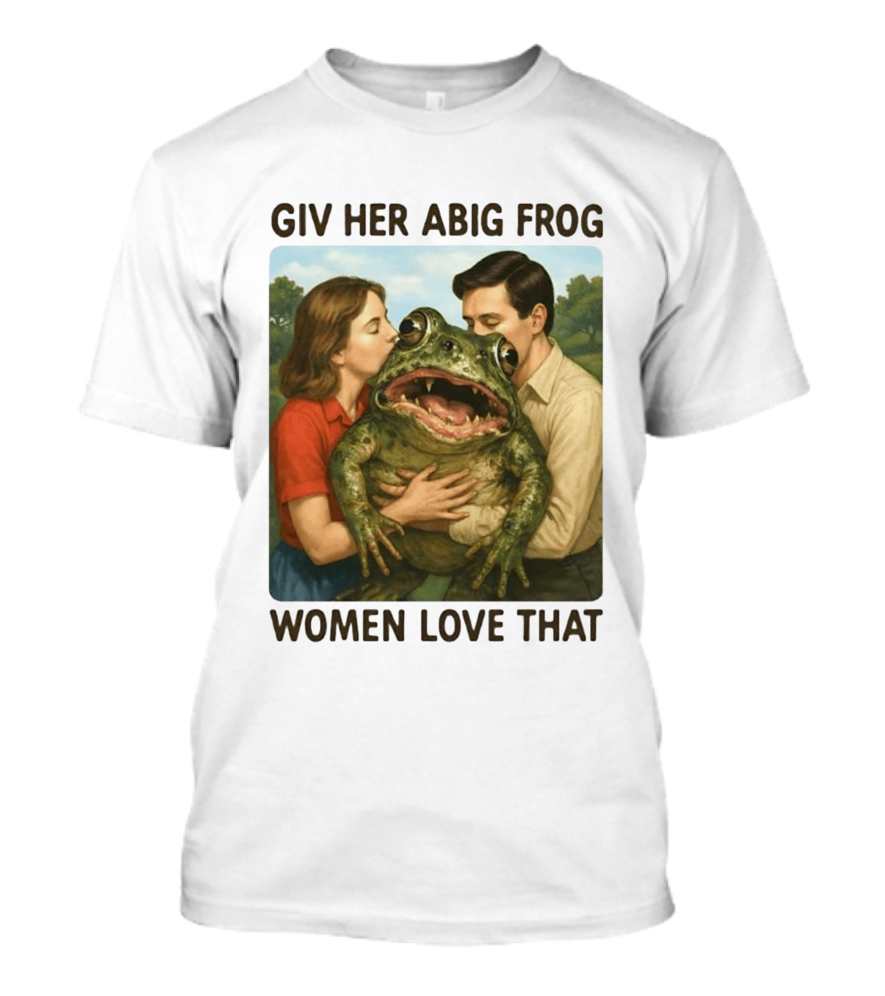 Giv Her Abig Frog Women Love That T-Shirt