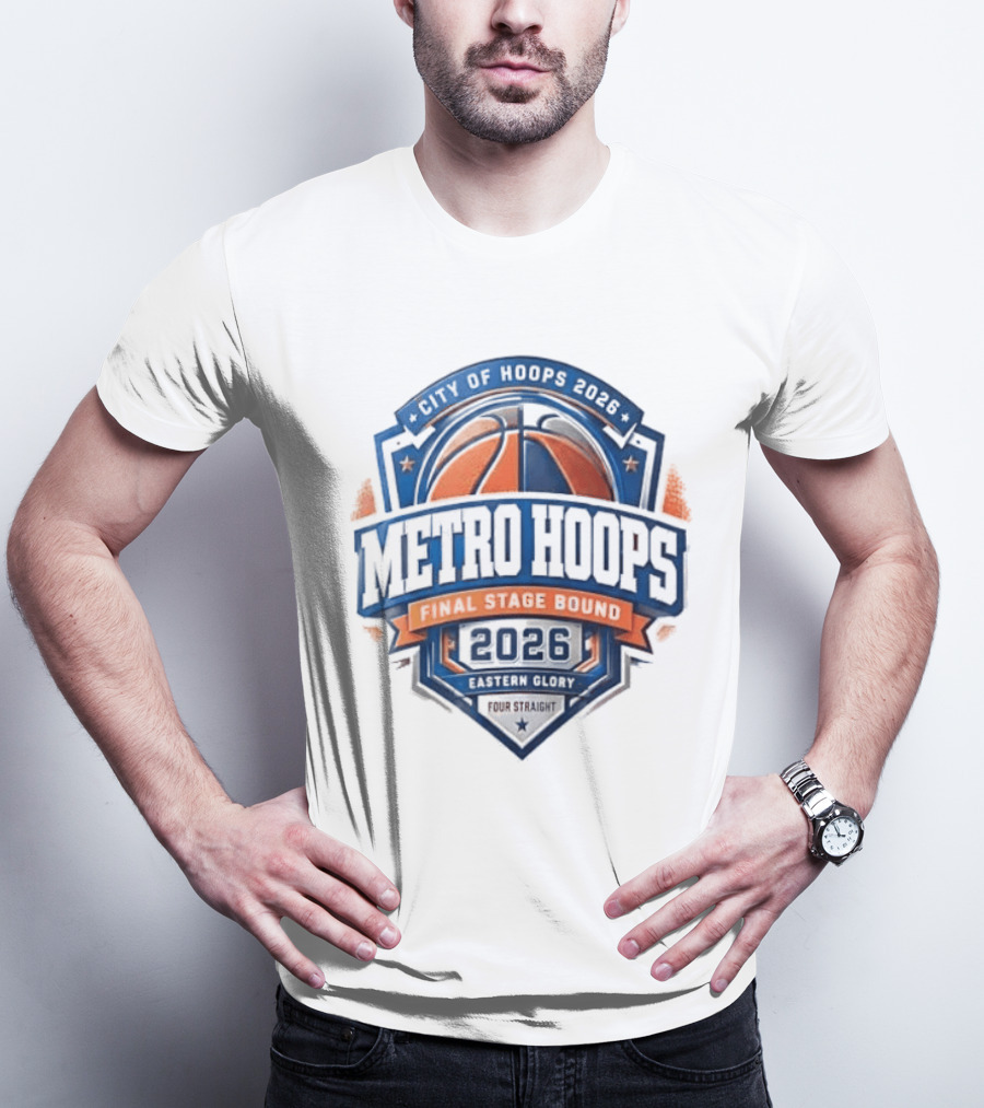 New York Knicks City Of Hoops 2026 Metro Hoops Main Stage Pound 4 Pound T-Shirt