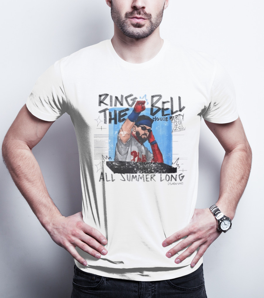 Ring The Bell Phillies House All Summer Long Phillies Baseball 2023 Dararara T-Shirt