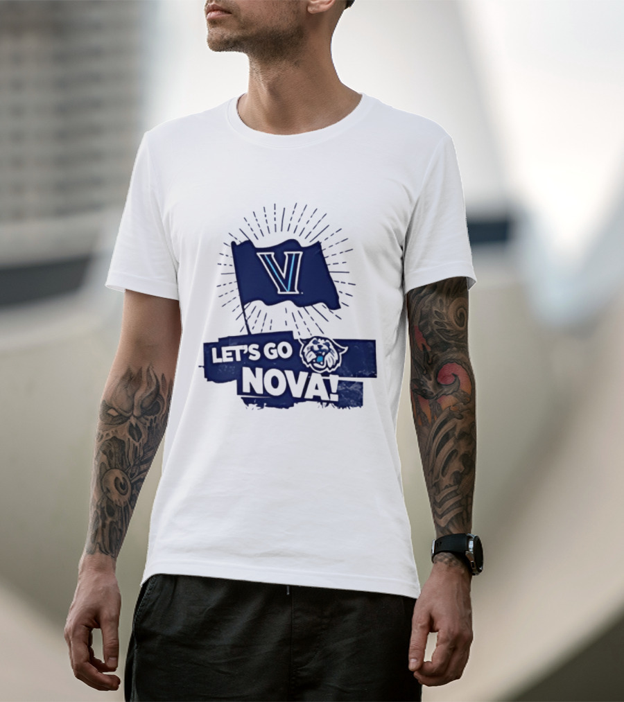 Villanova Wildcats Let’s Go Nova T-Shirt