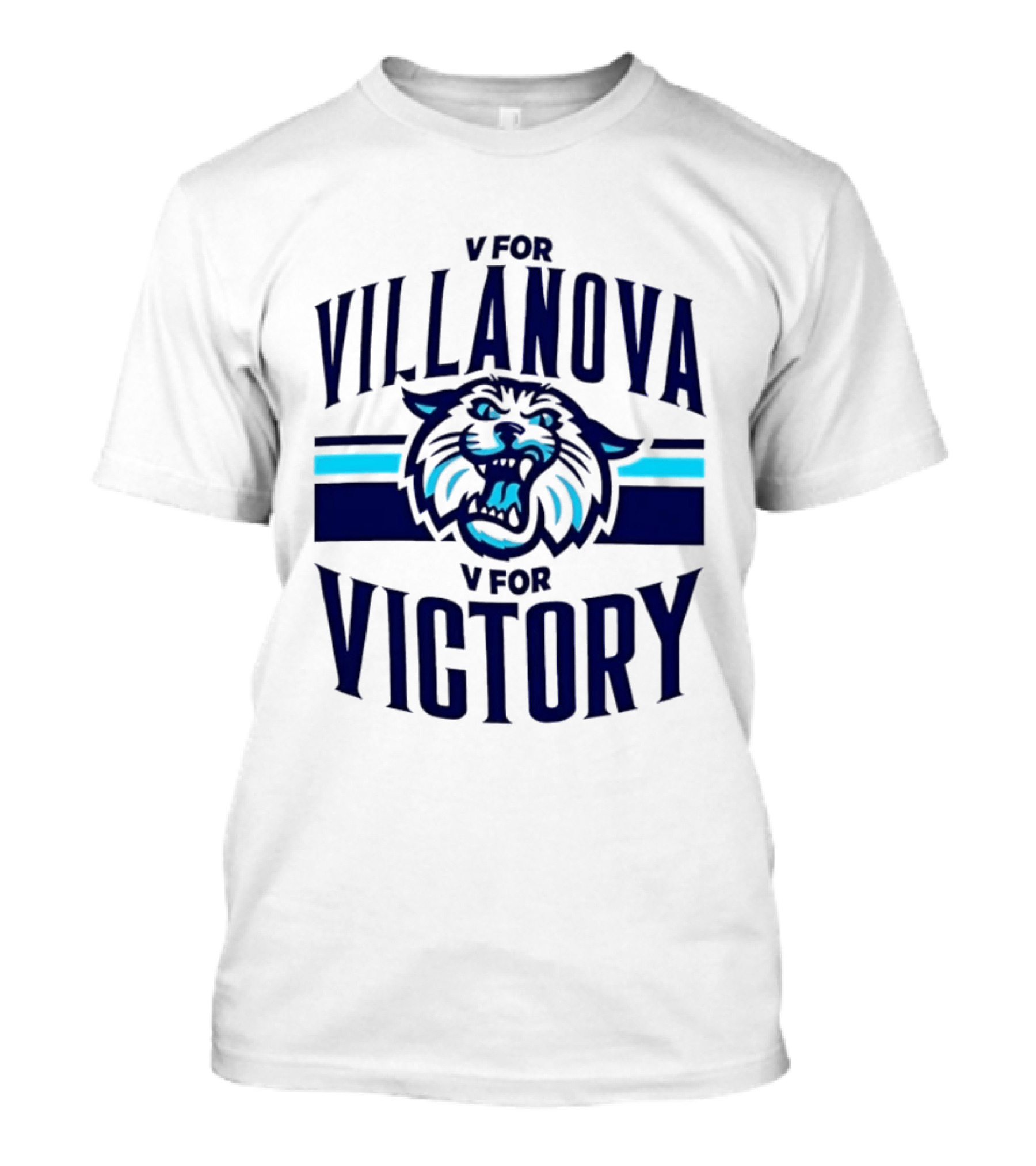 V For Villanova V For Victory Wildcats T-Shirt