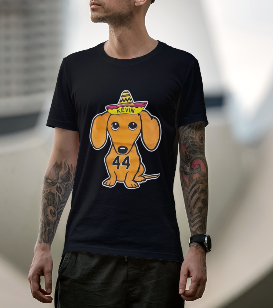 Cinco De Mayo Wiener Dog Kevin Sombrero 44 T-Shirt