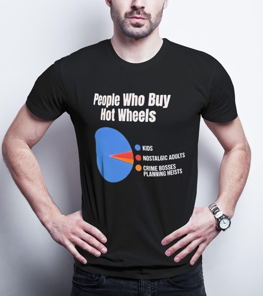 People Who Buy Hot Wheels Kids Nostalgic Adults Crime Bosses Planning Heists T-Shirt