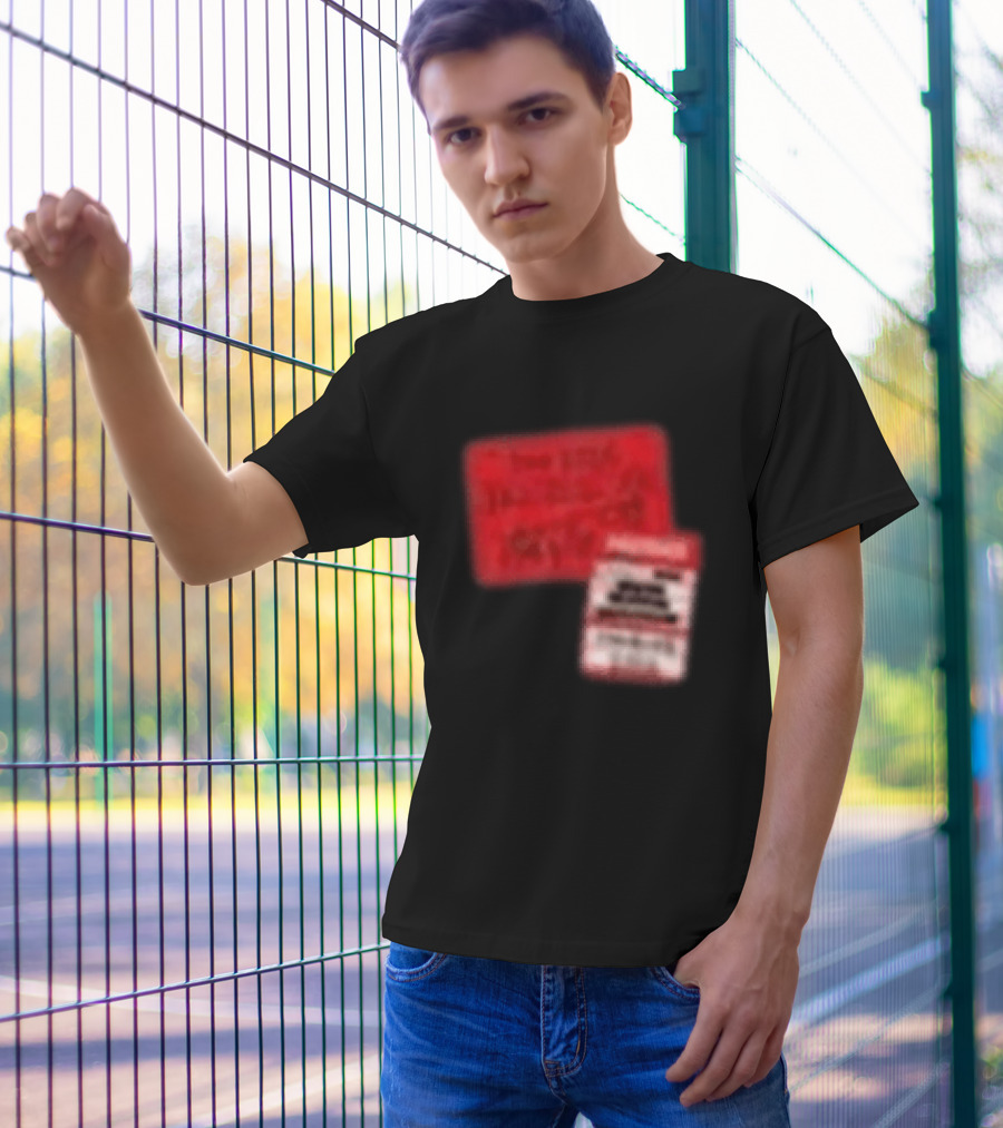 Revealed Clothing Hardwell Sticker Tour 2026 Red Visions T-Shirt