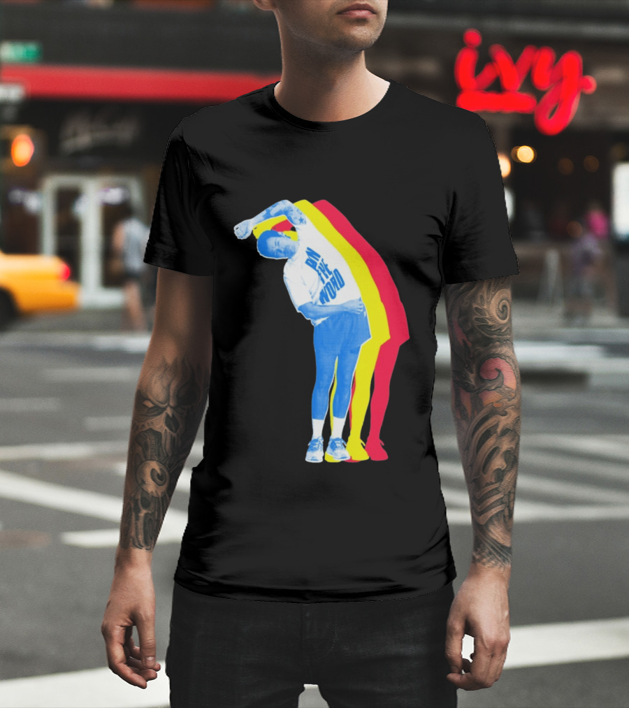 BNLDFWD Stretch Harry Retro Colorful Fitness Vibes T-Shirt