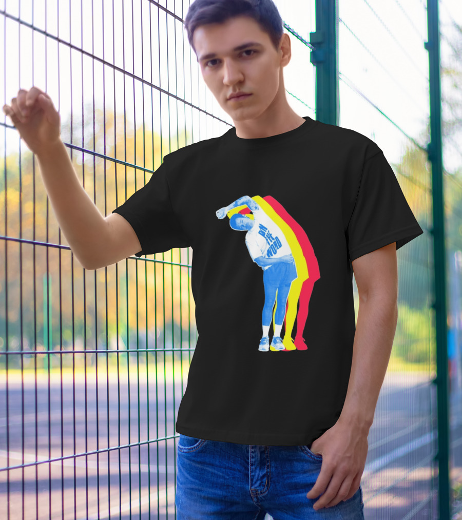 BNLDFWD Stretch Harry Retro Colorful Fitness Vibes T-Shirt