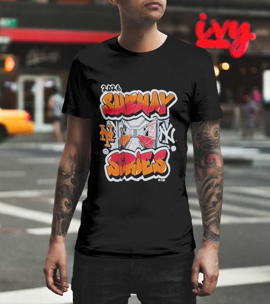 2026 Subway Series New York Yankees Vs Mets Baseball T-Shirt