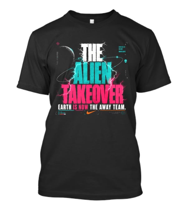 Victor Wembanyama NBA Nike The Alien Takeover Earth Is Now The Away Team T-Shirt