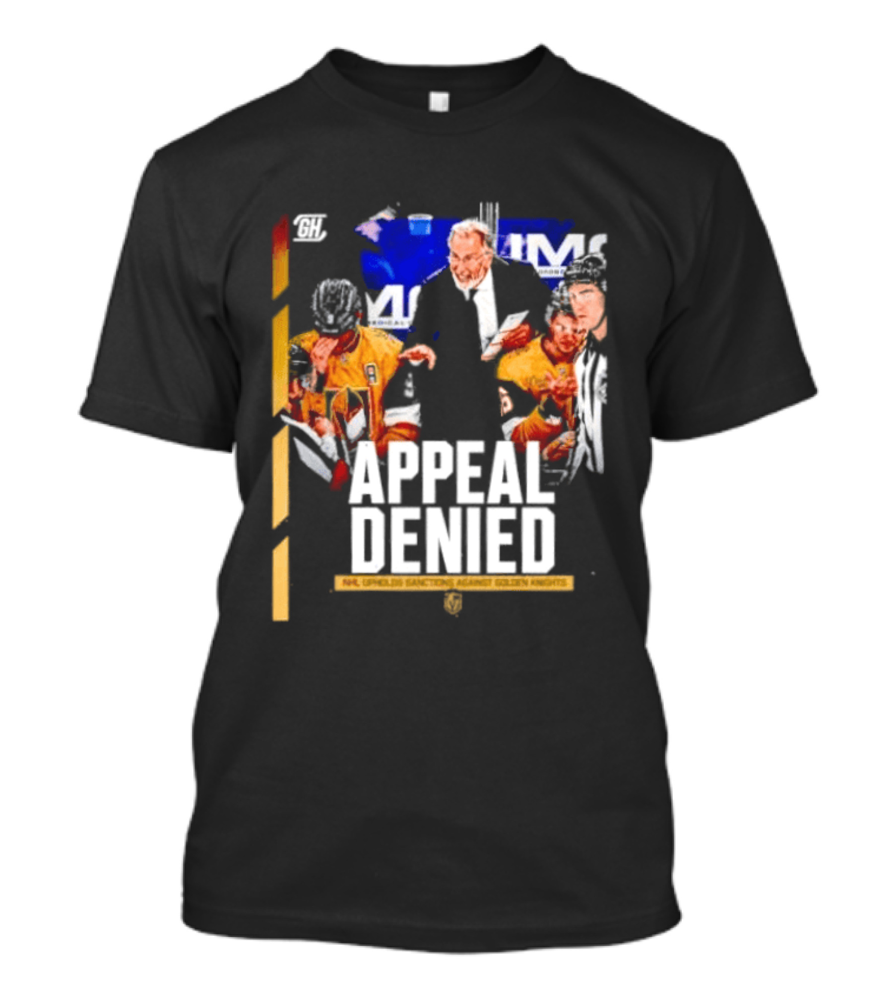 NHL Vegas Golden Knights Appeal Denied Sanctions Upheld T-Shirt