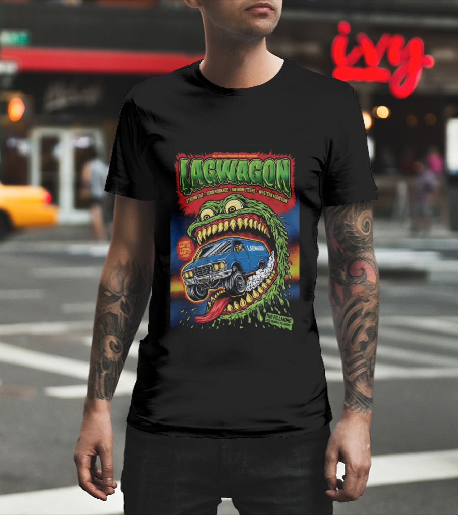 Bill Graham Presents Lagwagon San Francisco The Fillmore May 2026 Van T-Shirt