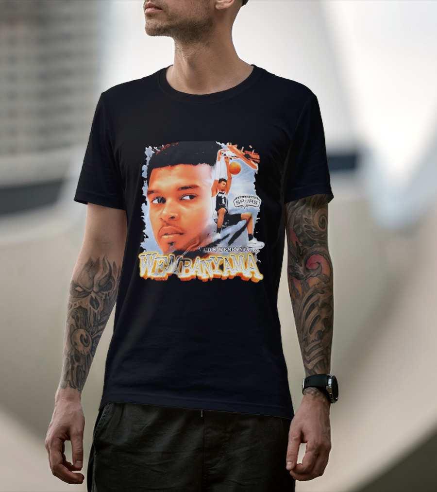 Victor Wembanyama San Antonio Spurs Basketball 2026 T-Shirt