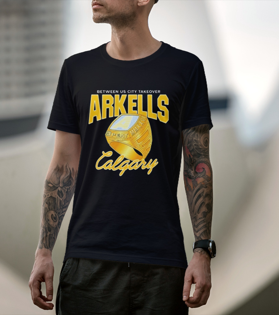 Arkells Between Us City Takeover 3 Peat Calgary T-Shirt
