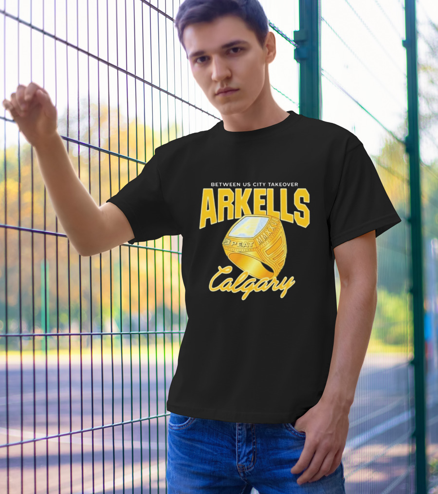 Arkells Between Us City Takeover 3 Peat Calgary T-Shirt