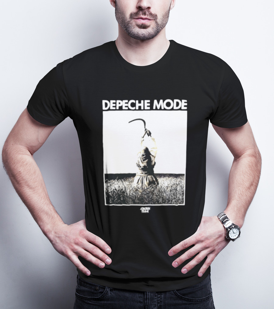 Depeche Mode A Broken Frame Album Wheat Field Scythe Image T-Shirt