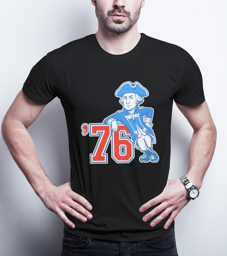 George Washington Bicentennial 1776 1976 Retro Style Patriot T-Shirt