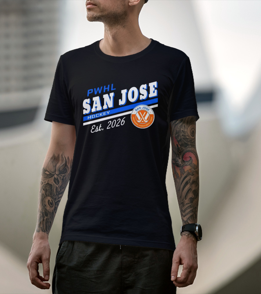 PWHL San Jose Hockey Est 2026 Women's Team T-Shirt