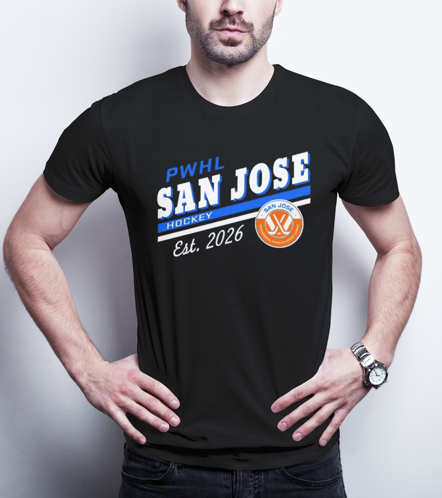 PWHL San Jose Hockey Est 2026 Women's Team T-Shirt