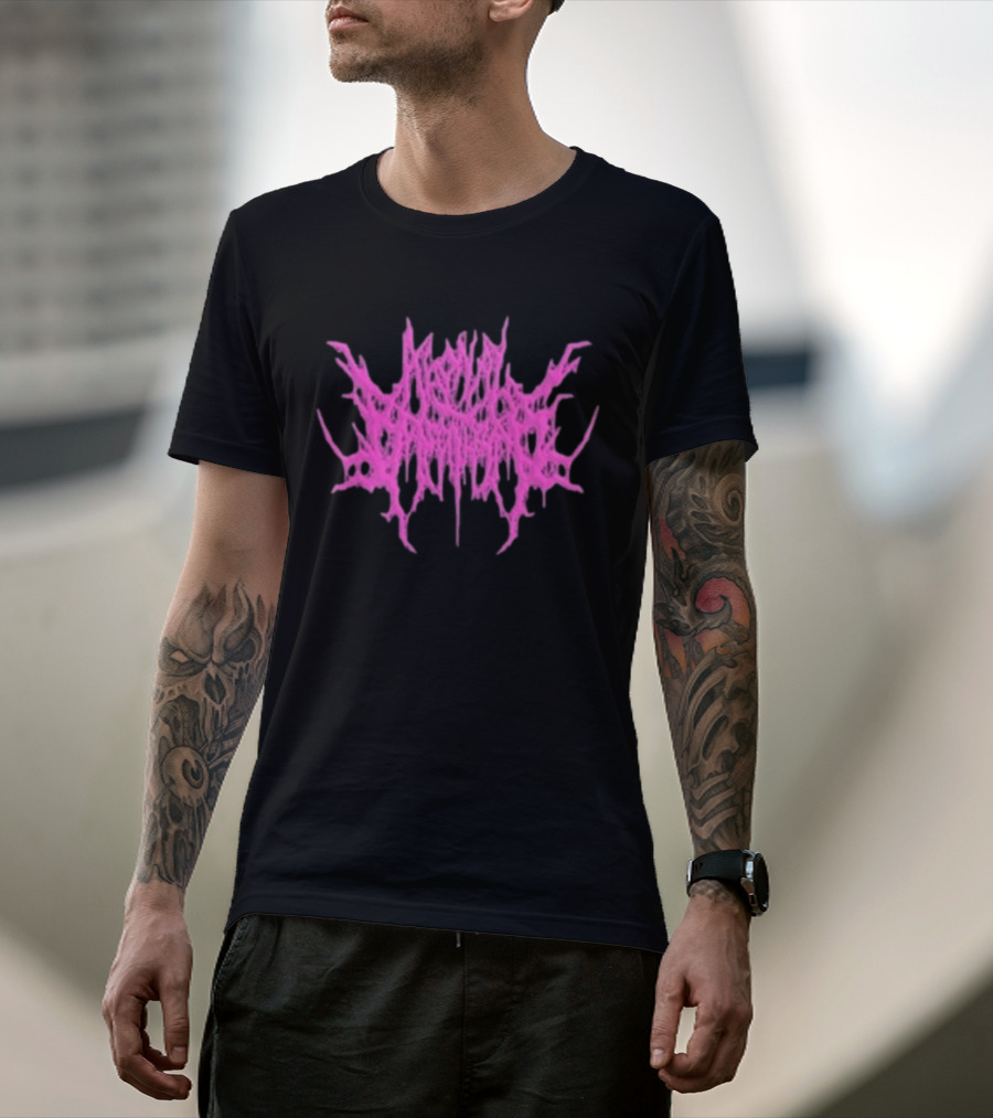 Reality Fade Agonal Breathing Pink Distorted T-Shirt