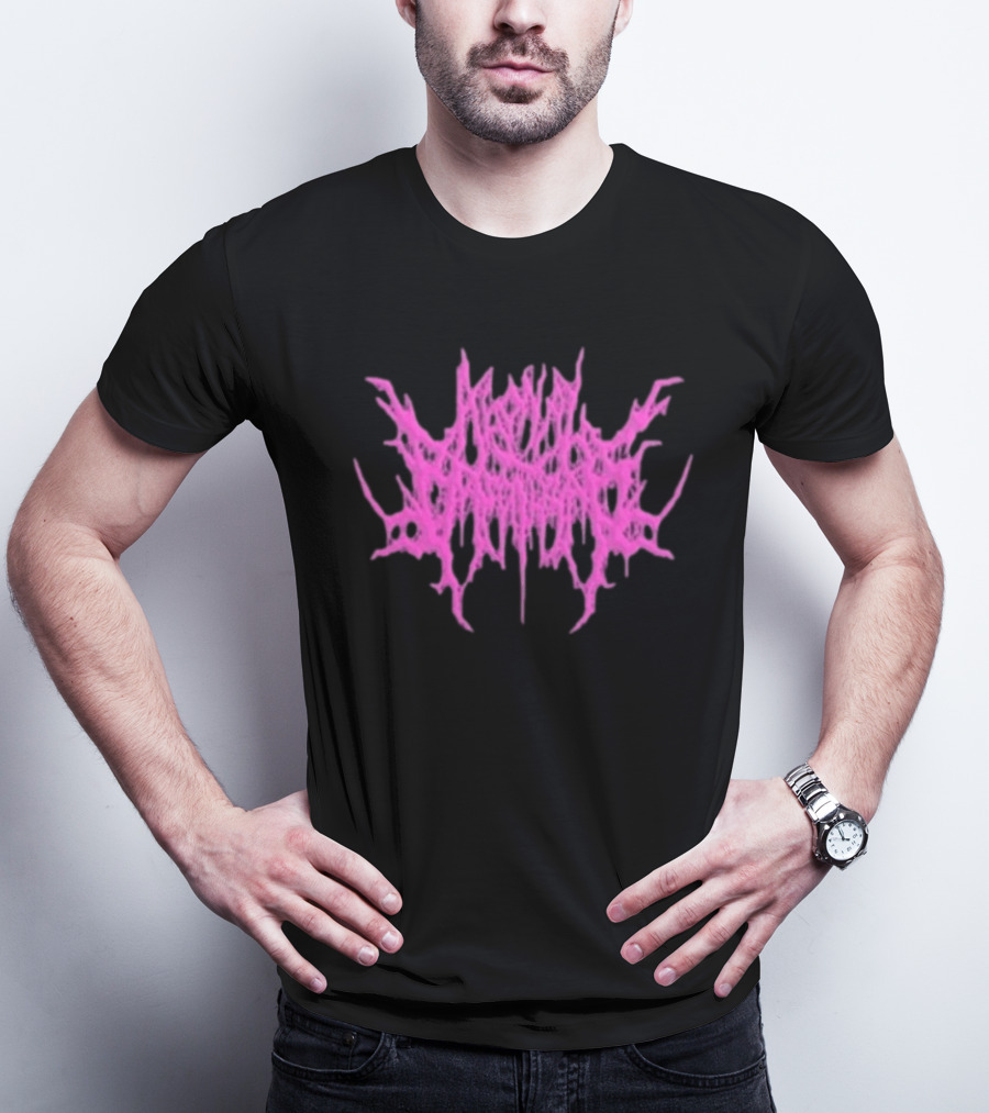 Reality Fade Agonal Breathing Pink Distorted T-Shirt