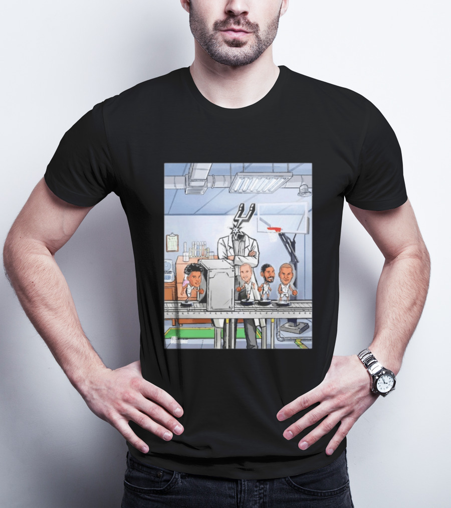 San Antonio Spurs Factory Laboratory Producing Star Players T-Shirt