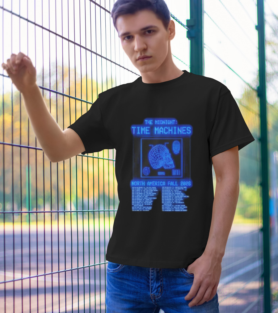 The Midnight Time Machines Tour Dates North America Fall 2026 T-Shirt