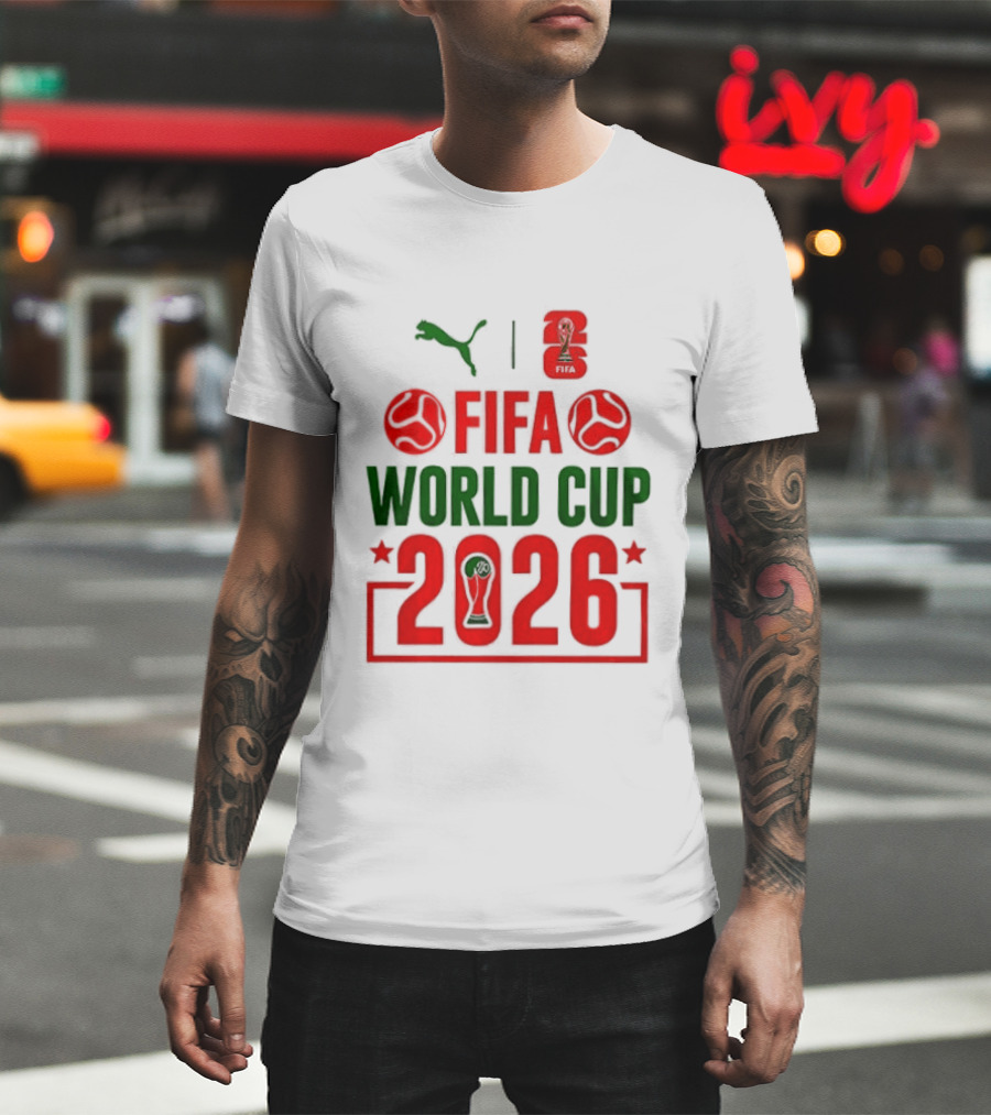 San Francisco 49ers X Goku Dragon Ball Z NFL Collaboration Puma FIFA World Cup 2026 T-Shirt