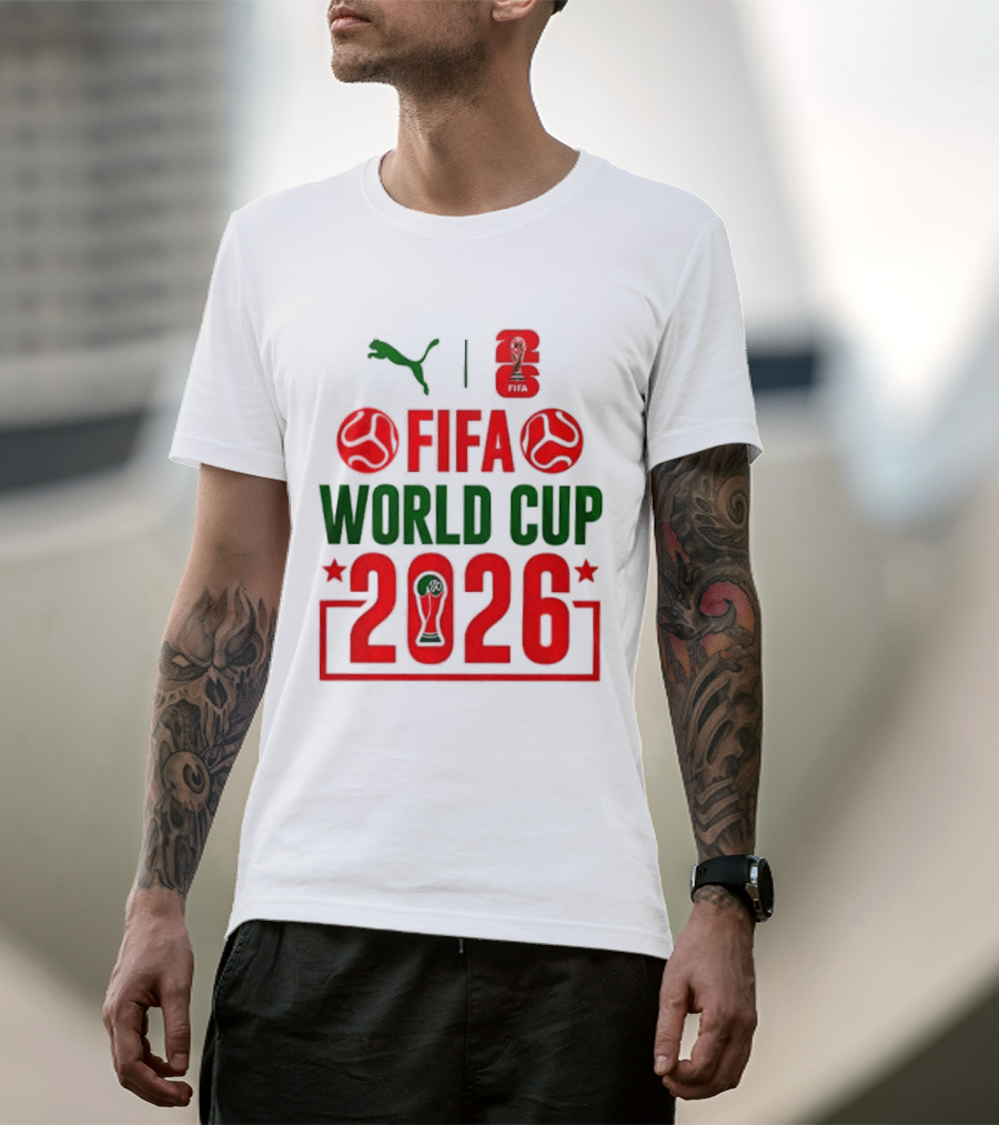 San Francisco 49ers X Goku Dragon Ball Z NFL Collaboration Puma FIFA World Cup 2026 T-Shirt