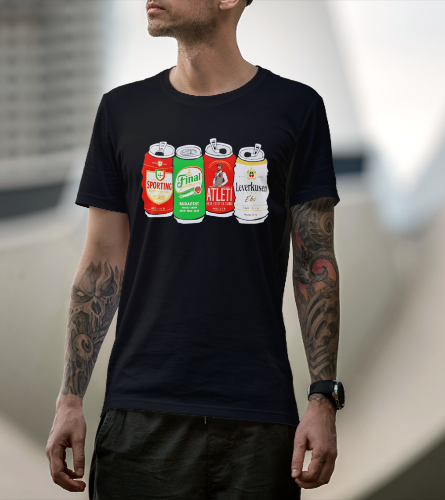 AFC Sporting Atleti Leverkusen Road To Budapest Final 2026 Puskás Aréna T-Shirt