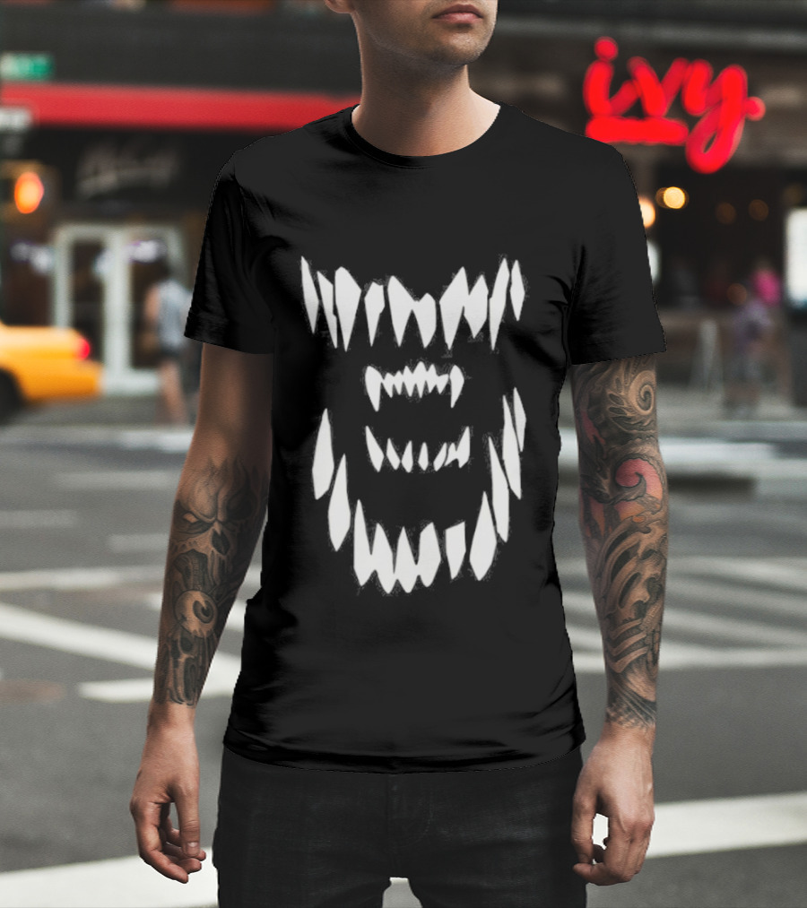 Alien It Takes Two To Mangle Iconic Zigzag T-Shirt
