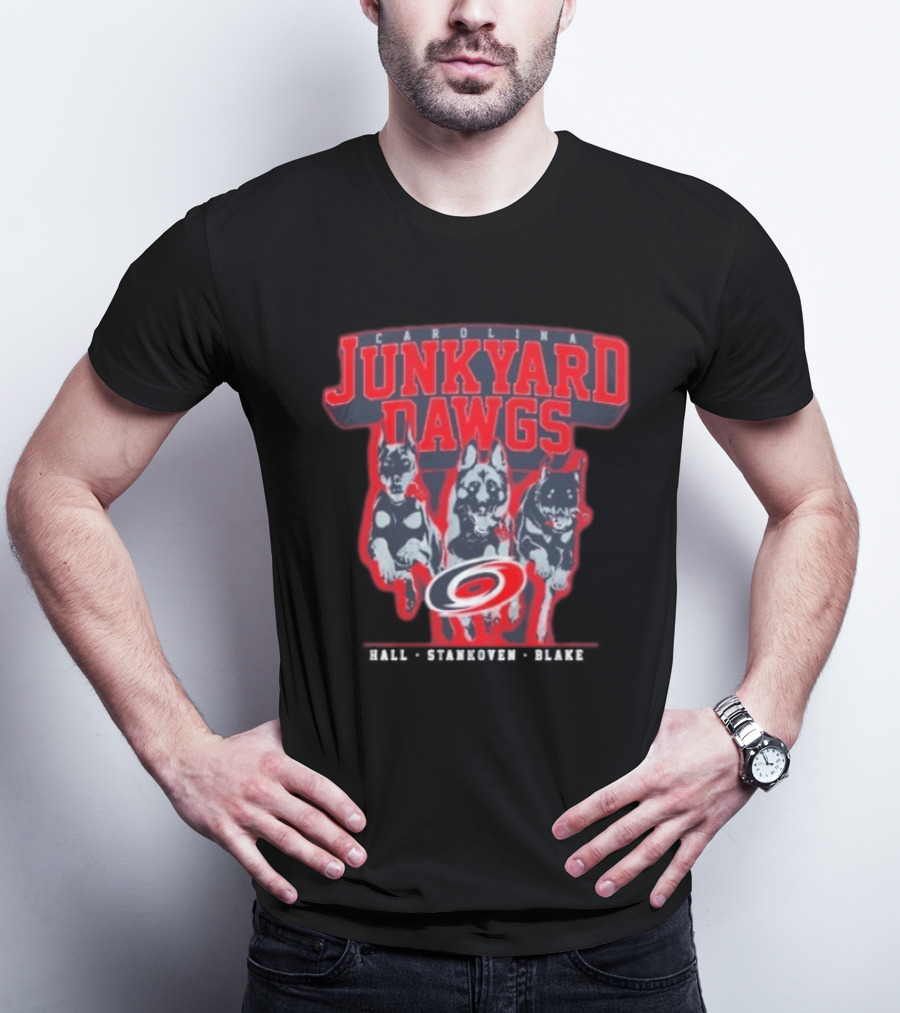 Carolina Junkyard Dawgs Hall Stankoven Blake Hurricanes T-Shirt