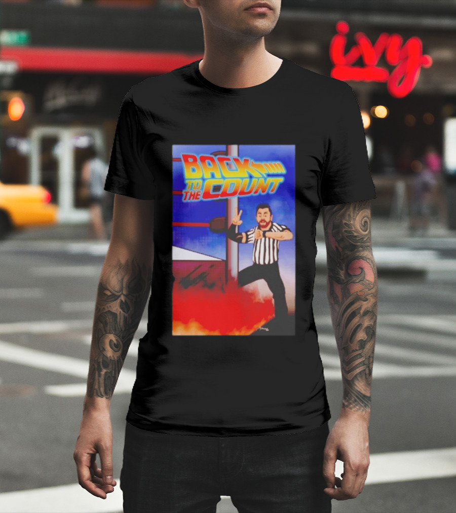 Daniel Spencer Back To The Count Wrestling Referee Nostalgia T-Shirt