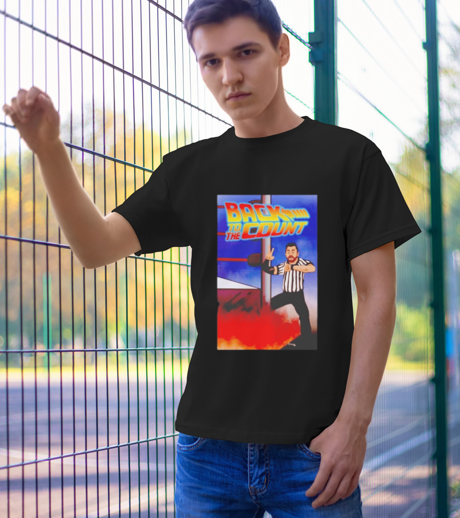 Daniel Spencer Back To The Count Wrestling Referee Nostalgia T-Shirt