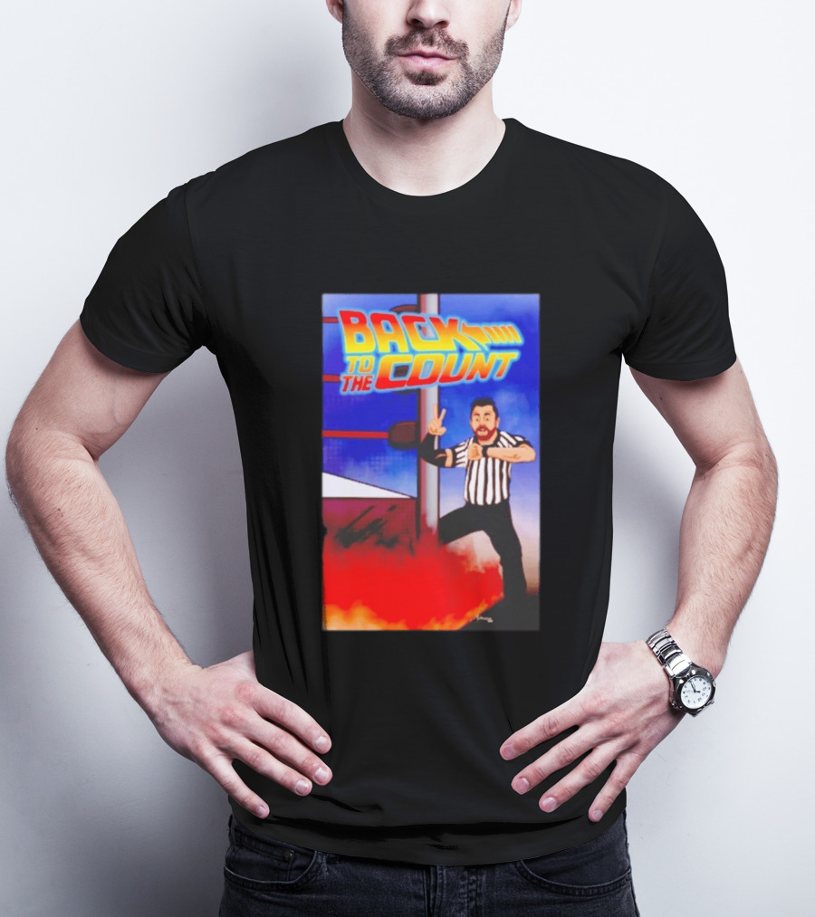 Daniel Spencer Back To The Count Wrestling Referee Nostalgia T-Shirt
