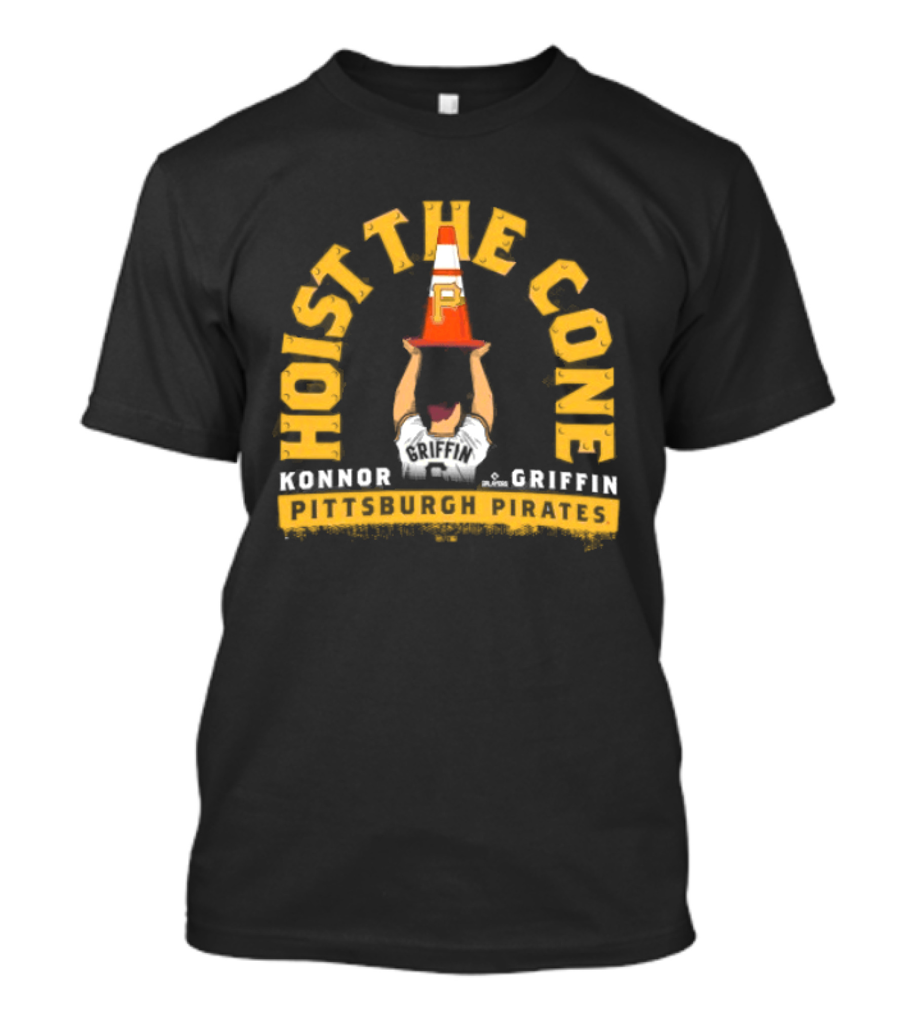 Pittsburgh Pirates Konnor Griffin Hoist The Cone MLB Baseball T-Shirt