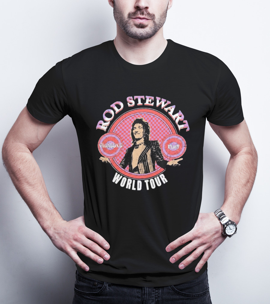Rod Stewart Vagabond Heart World Tour T-Shirt