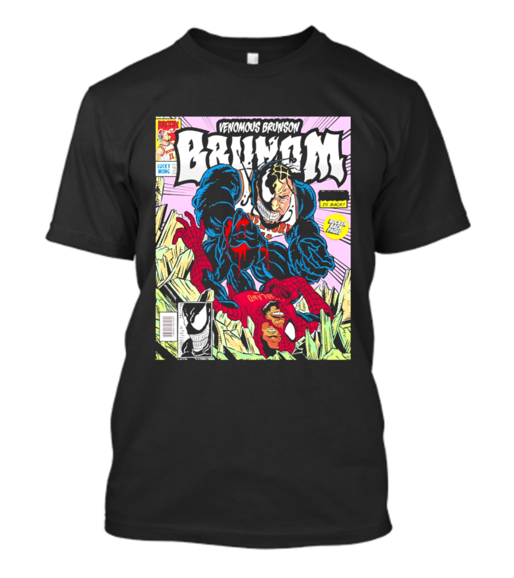 Venomous Brunson Lethal Protector Comic Cover New York Knicks T-Shirt
