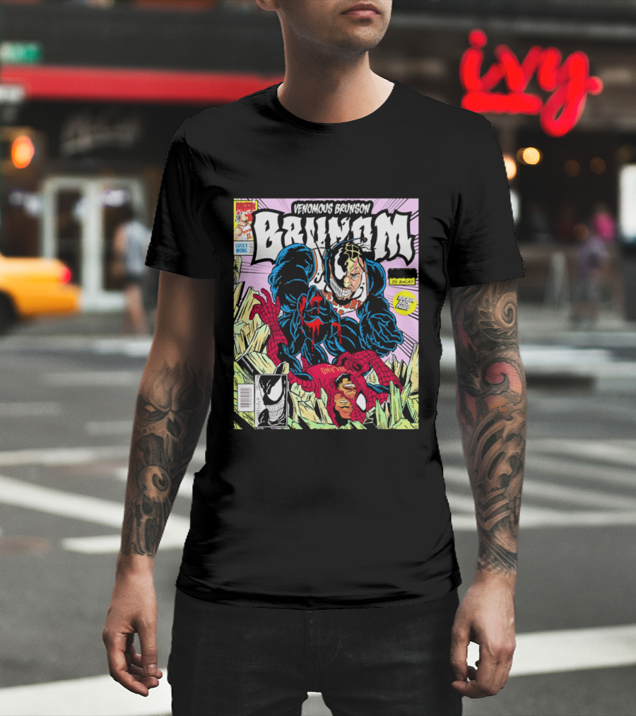 Venomous Brunson Lethal Protector Comic Cover New York Knicks T-Shirt