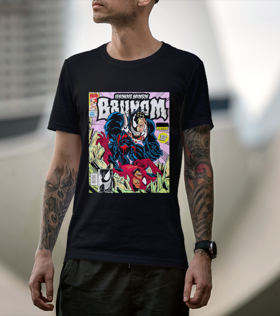 Venomous Brunson Lethal Protector Comic Cover New York Knicks T-Shirt