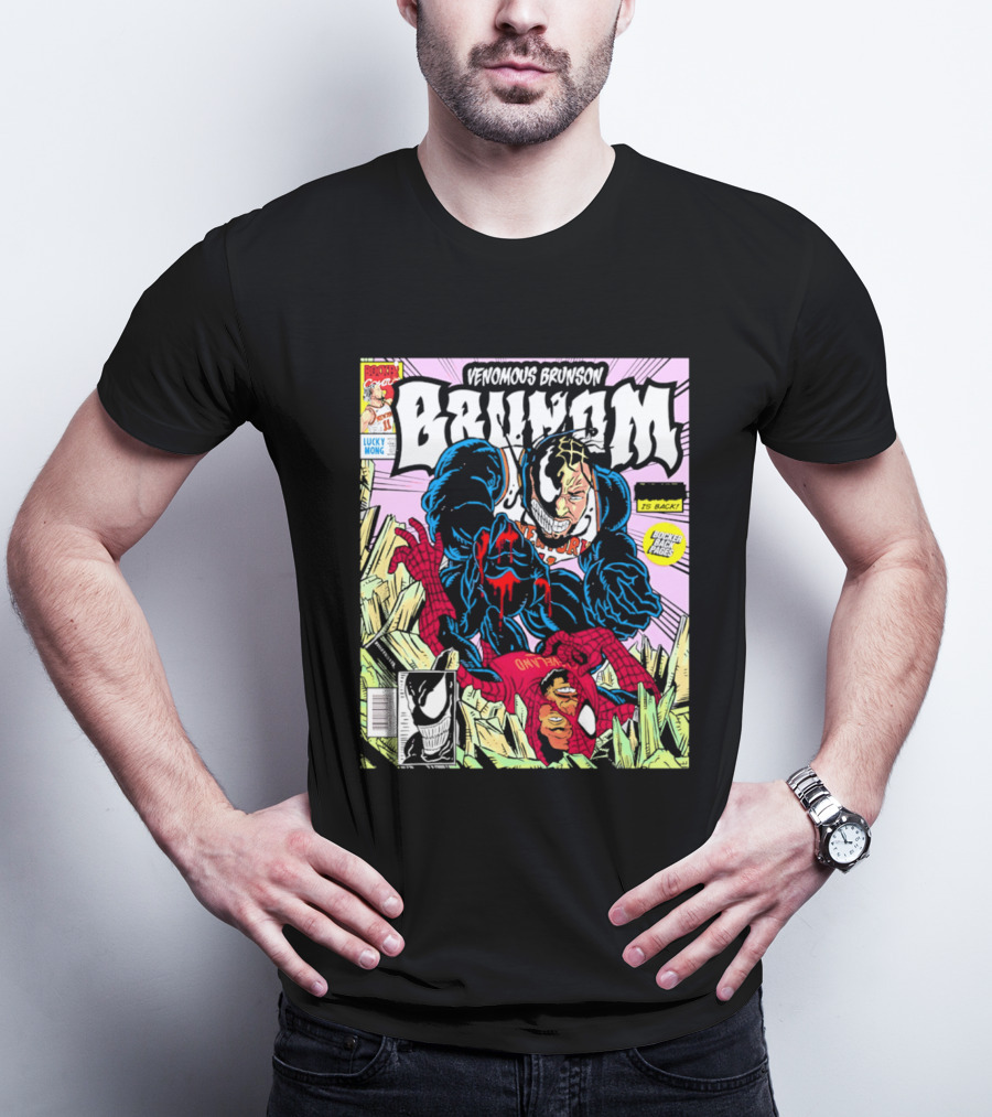 Venomous Brunson Lethal Protector Comic Cover New York Knicks T-Shirt