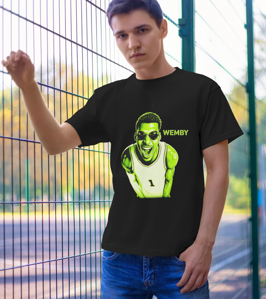 Victor Wembanyama Wemby San Antonio Spurs Alien Basketball Player 1 T-Shirt