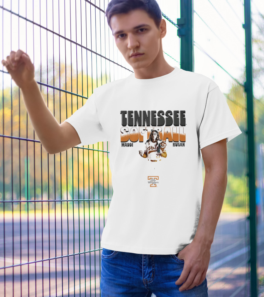 Tennessee Vols Maddi Rutan Softball Player Pose T-Shirt