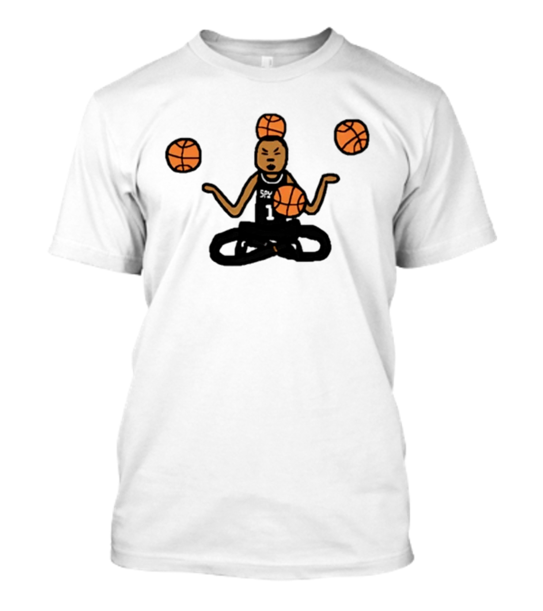 Monk Wemby Victor Wembanyama Juggling Basketballs San Antonio Spurs T-Shirt
