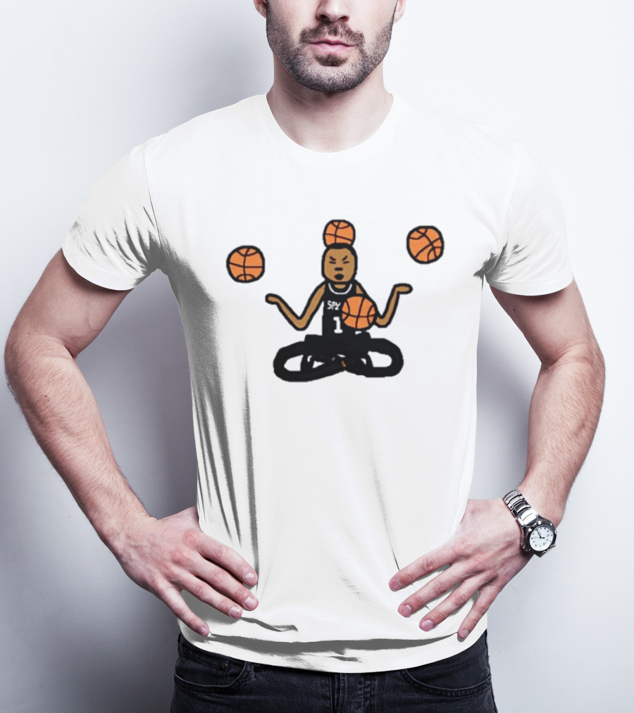 Monk Wemby Victor Wembanyama Juggling Basketballs San Antonio Spurs T-Shirt